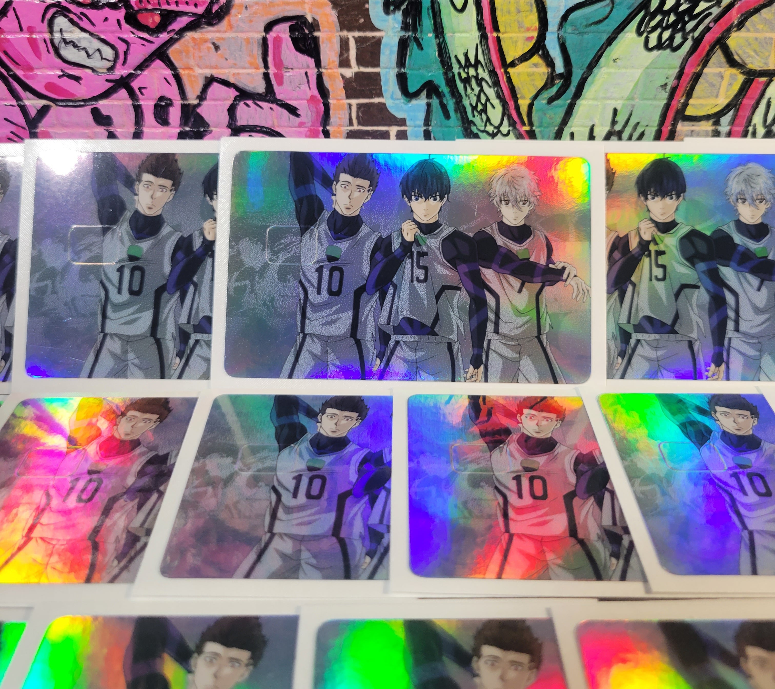 Isagi, Nagi & Baro Blue Lock Card Skin (Holographic) – fmanimeshop