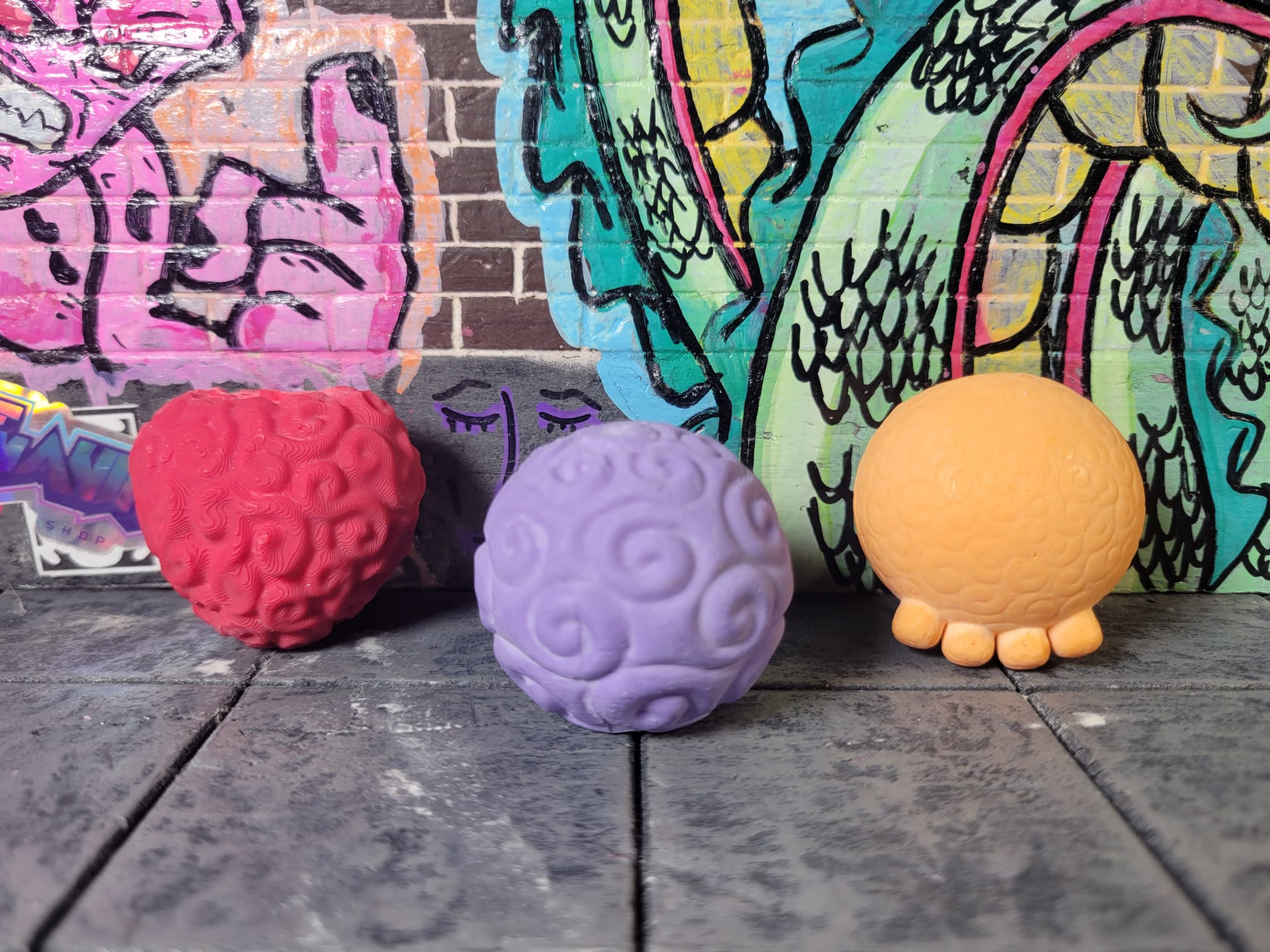 Luffy, Law and Brook Devil Fruit Wax Melts – fmanimeshop