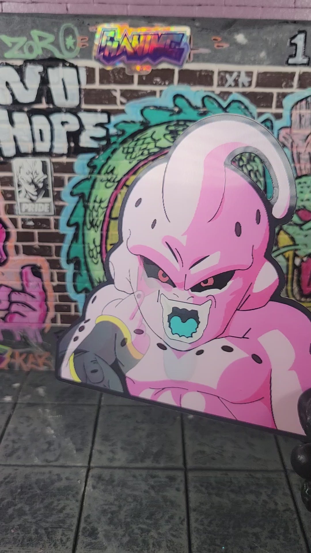 Kid Buu (3D Sticker) – fmanimeshop